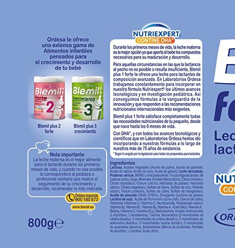 Blemil Plus 1 Forte: Análisis y Opiniones Detalladas | Formula-Leche.com